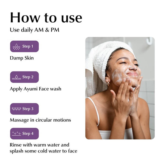 Ayumi Brightening Turmeric Face Wash | Blemishes & Dull Skin